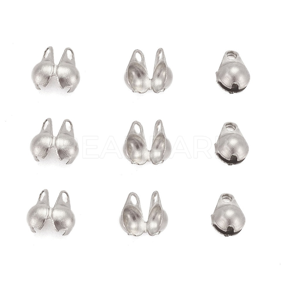 316 Surgical Stainless Steel Bead Tips - Beadpark.com