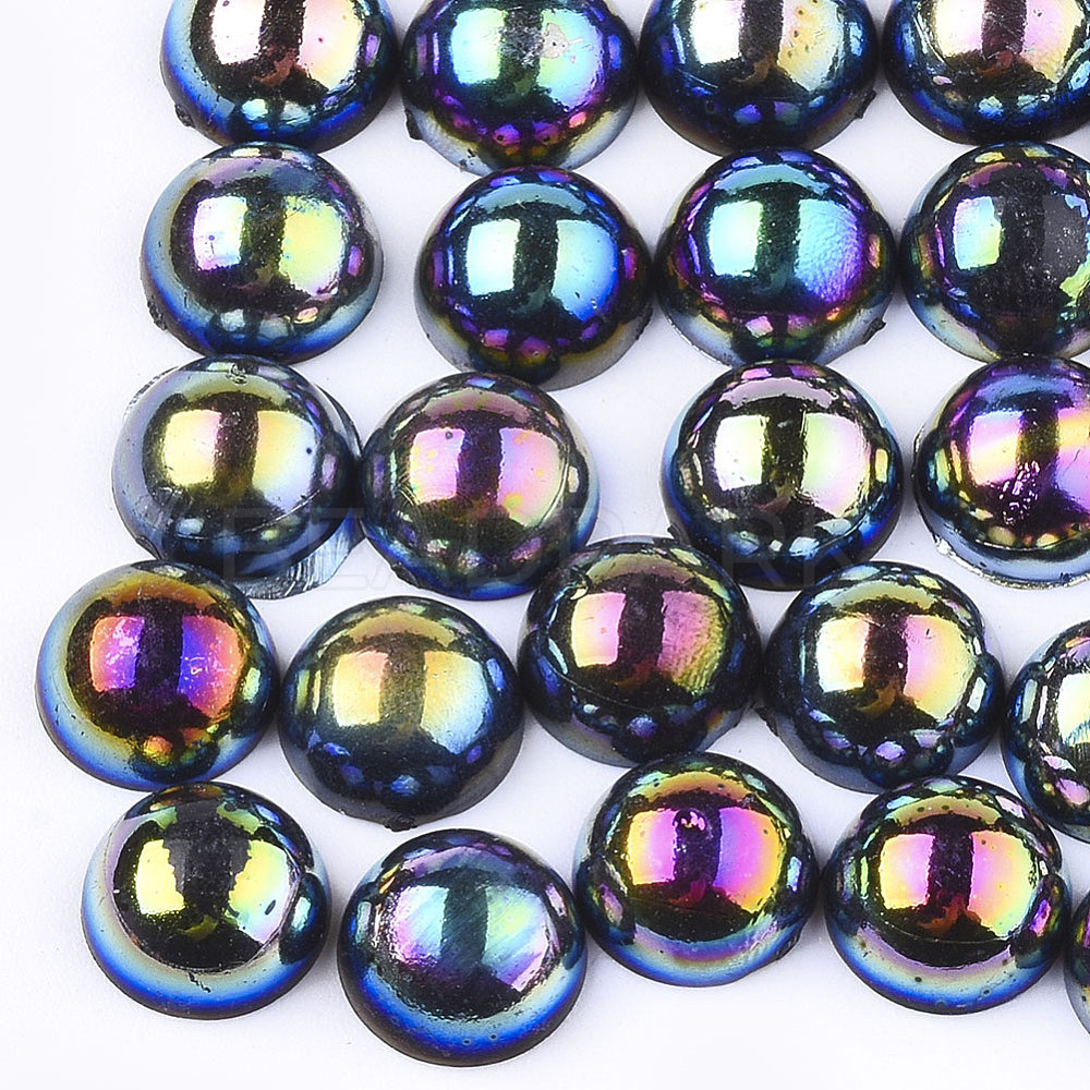 ABS Plastic Imitation Pearl Cabochons - Beadpark.com
