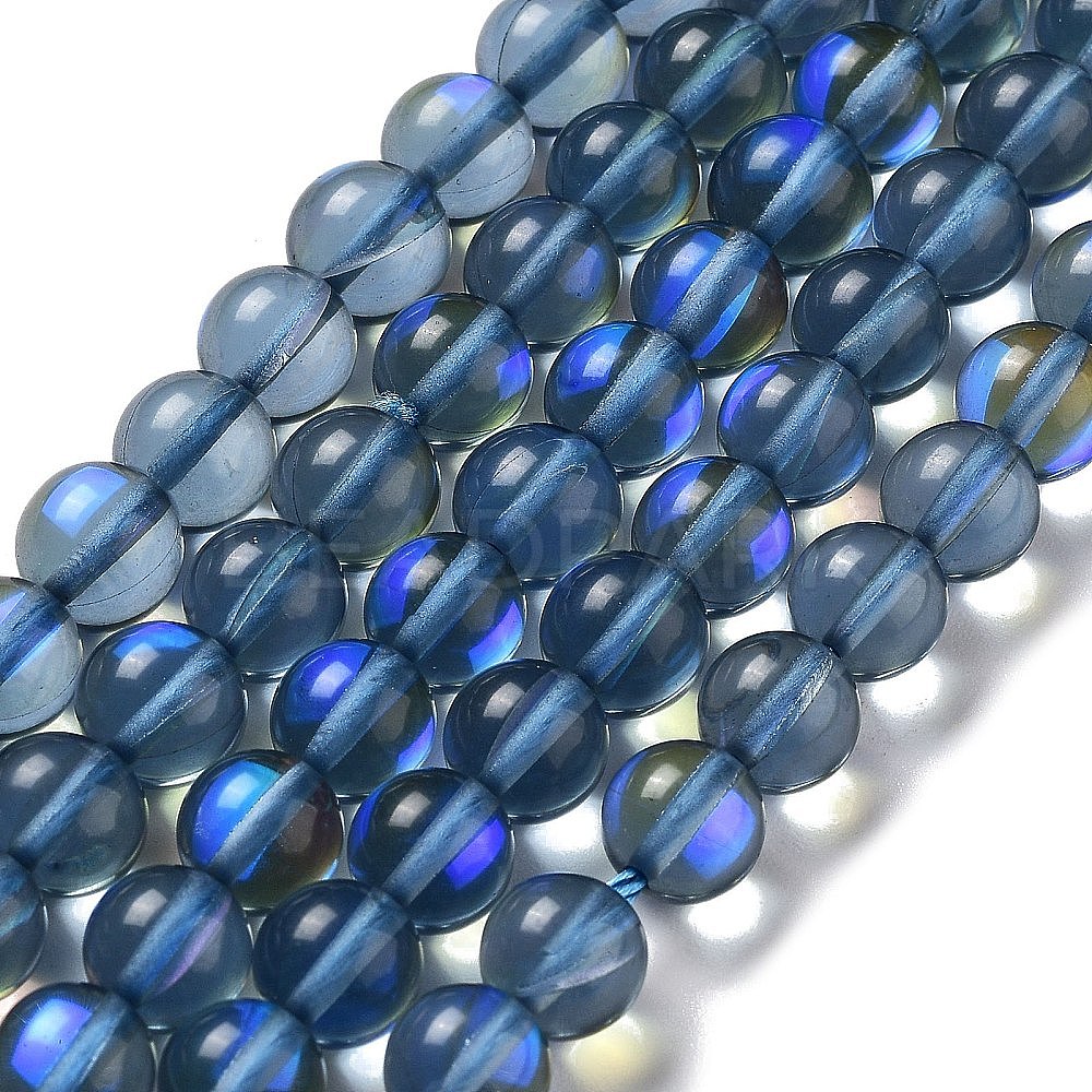 Synthetic Moonstone Beads Strands - Beadpark.com